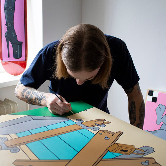 MIKKO HEINO - Original original drawing lottery announcement – Hunt Tokyo