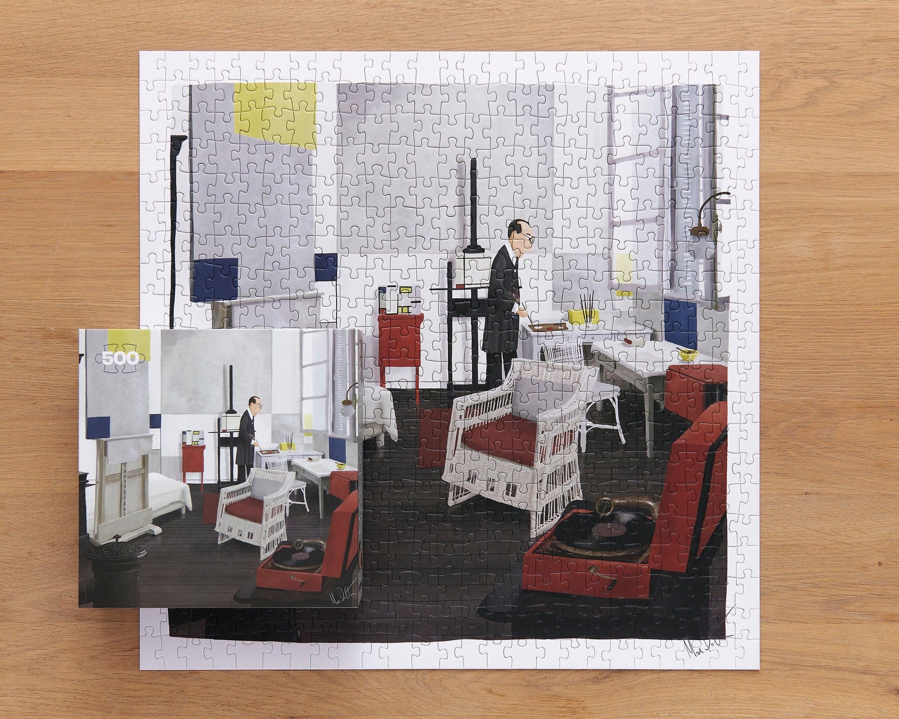 Max Dalton Artist Studio Series: Mondrian Puzzle – Hunt Tokyo